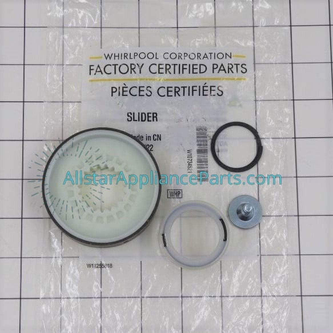 Whirlpool Washing Machine Slider Kit W10734521 - Walmart.com