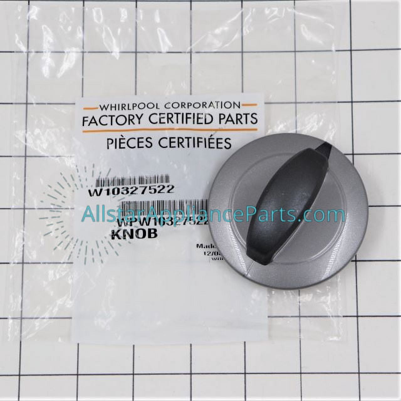 Whirlpool Washing Machine Timer Knob WPW10327522 - Walmart.com
