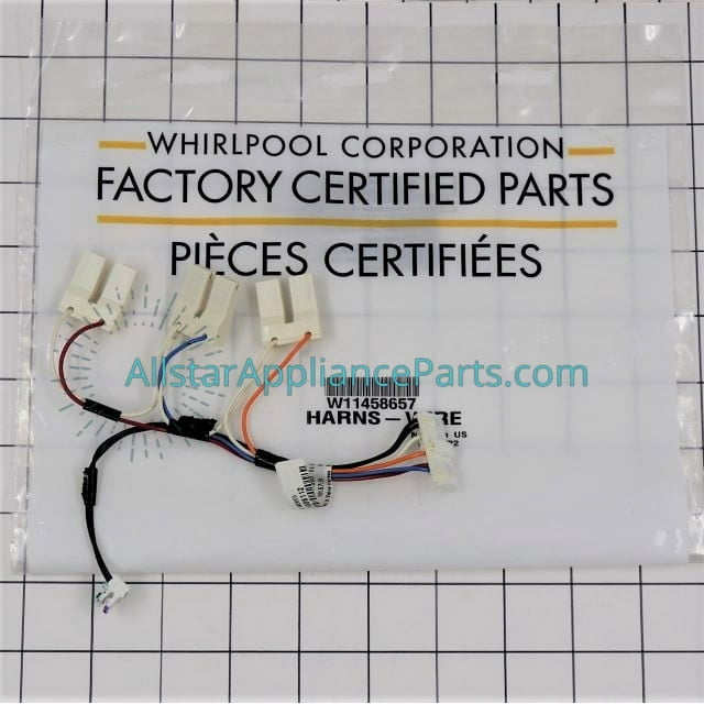 Whirlpool Washing Machine Valve Wire Harness W11458657 - Walmart.com