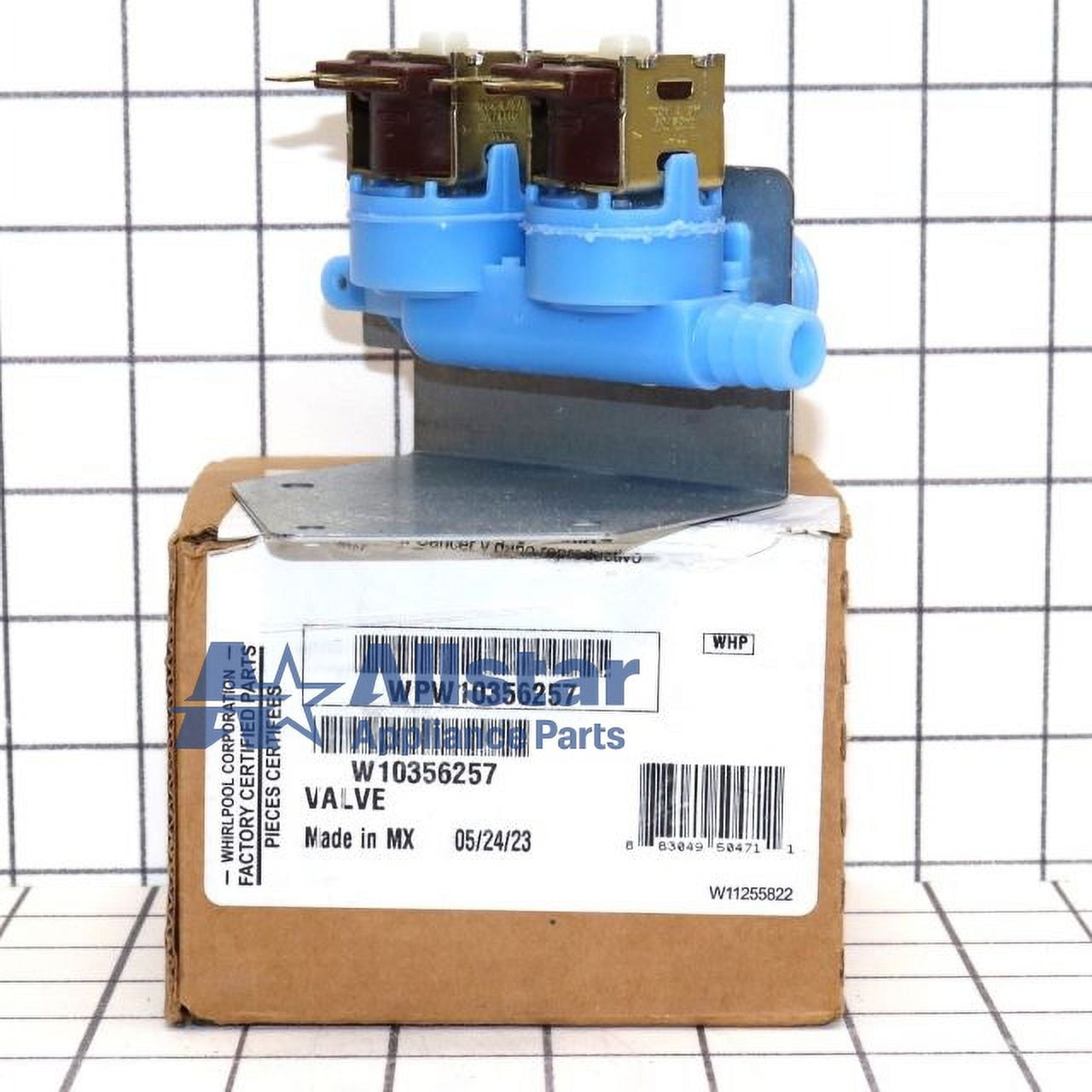 Whirlpool Washing Machine Water Inlet Valve WPW10356257 - Walmart.com