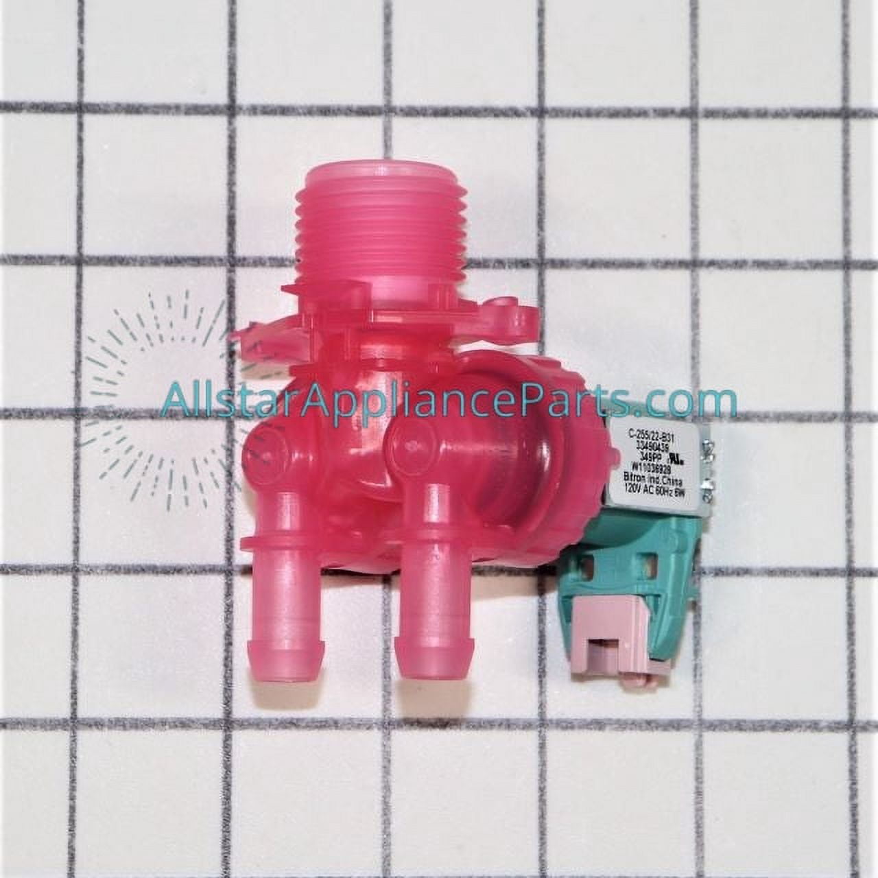 Whirlpool Washing Machine Water Inlet W11316255 - Walmart.com