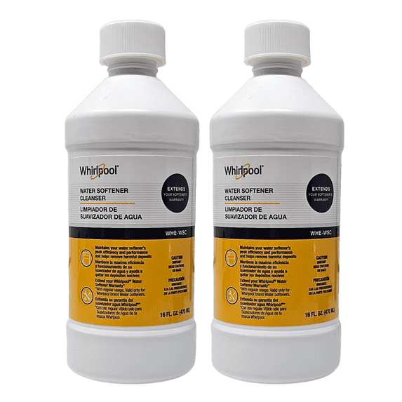 Whirlpool Water Softener Cleanser, 16 oz, Pack of 2, Maintains System ...
