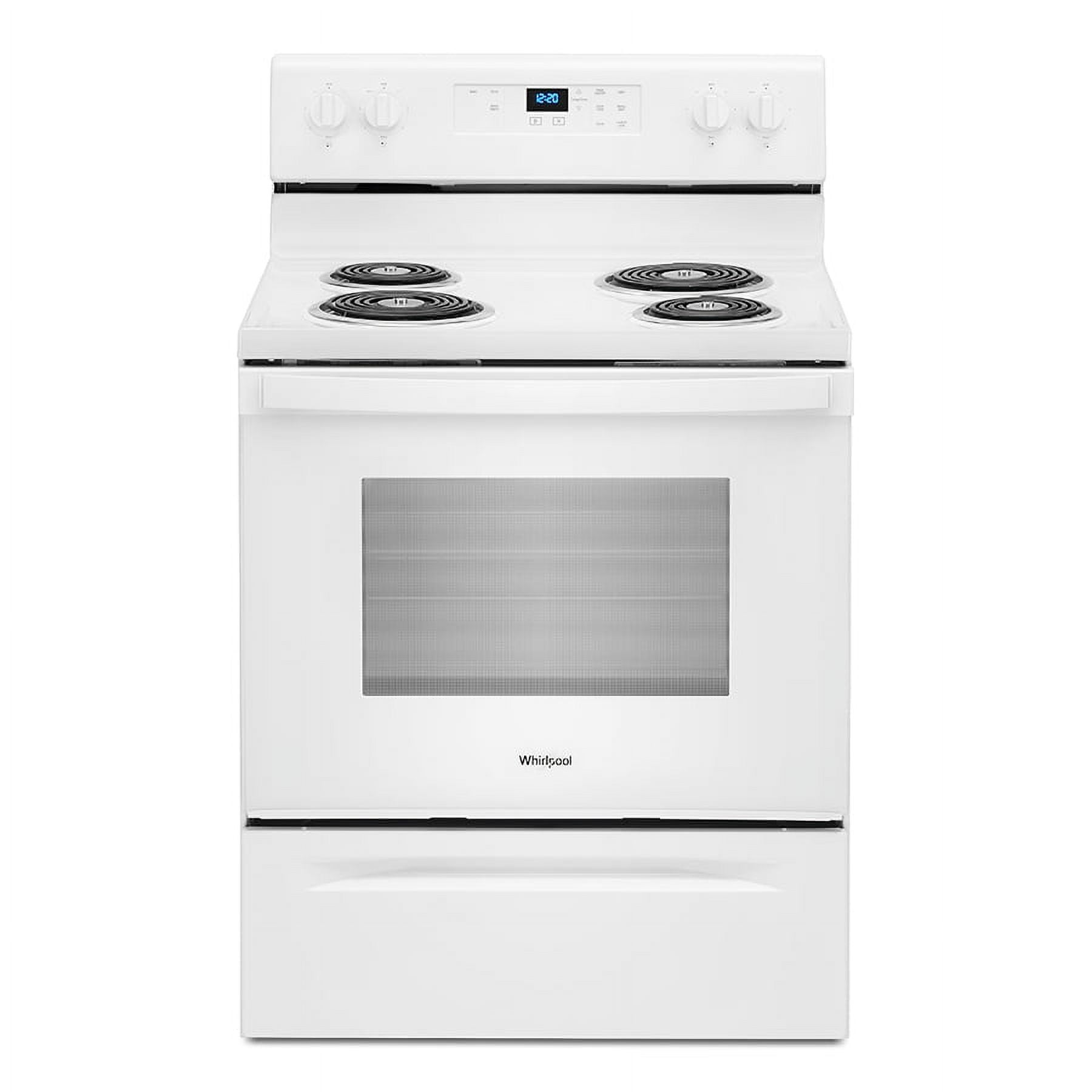 "Whirlpool 30"" Wide 4.8 Cu. Ft. White Kitchen Stove - Free Standing ...