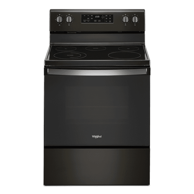 Whirlpool Wfe505w0j 30" Wide 5.3 Cu. Ft. Free Standing Electric Range ...