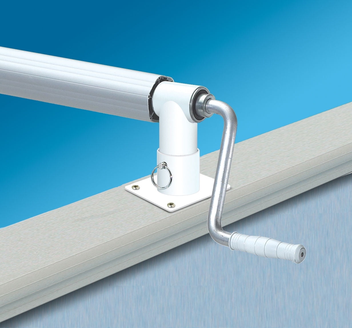 Whirlwind Above Ground Aluminum Solar Reel 18' Wide, Swimming Pool ...