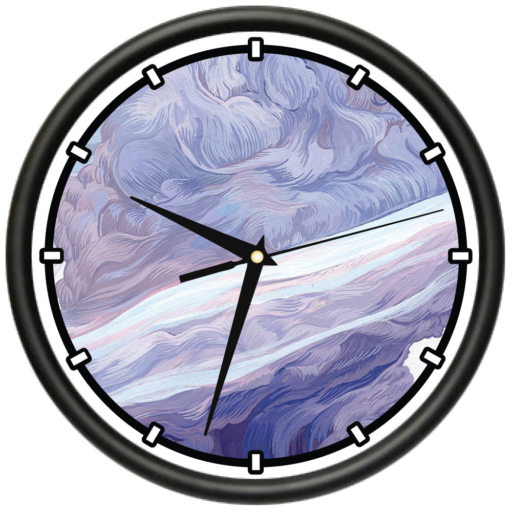 Whirlwind Design Wall Clock | Precision Quartz Movement | Décor For ...