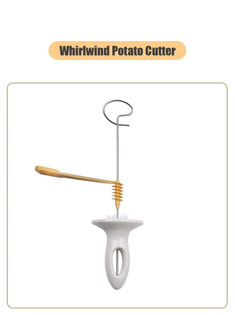 Whirlwind Potato Spiral Cutter Potato Tower Making Machine Vegetable ...