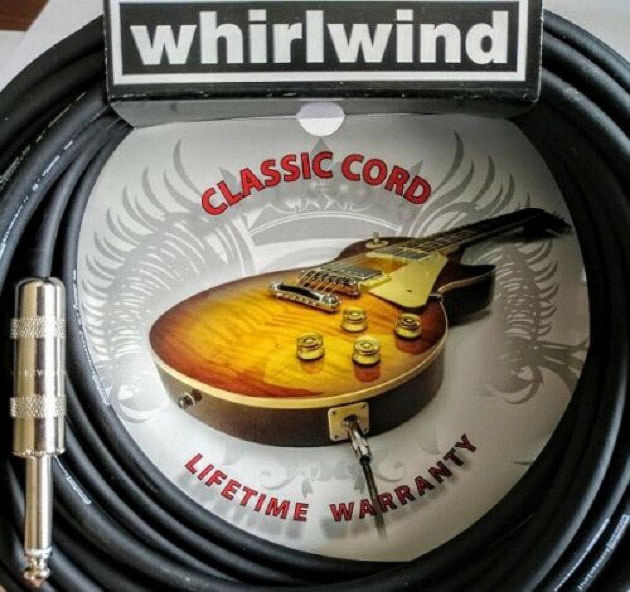 Whirlwind SN15 Electric Guitar Cable Lifetime warranty - Walmart.com