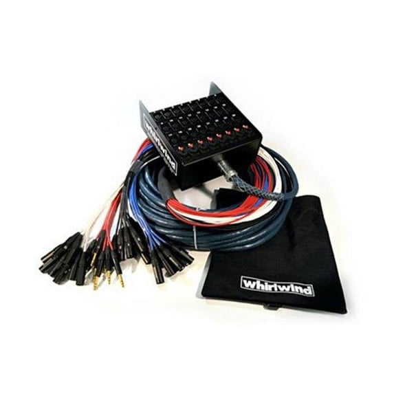 Whirlwind WW-ME-16-4-SB050 Snake Box to Fan Elite 16 XLR Inputs 4.25 in ...