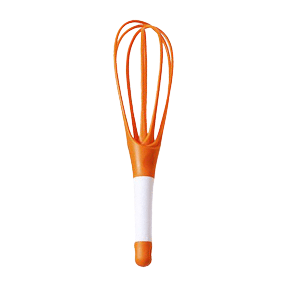 Whisk 2-In-1 Collapsible Balloon and Flat Whisk Silicone Coated Steel ...
