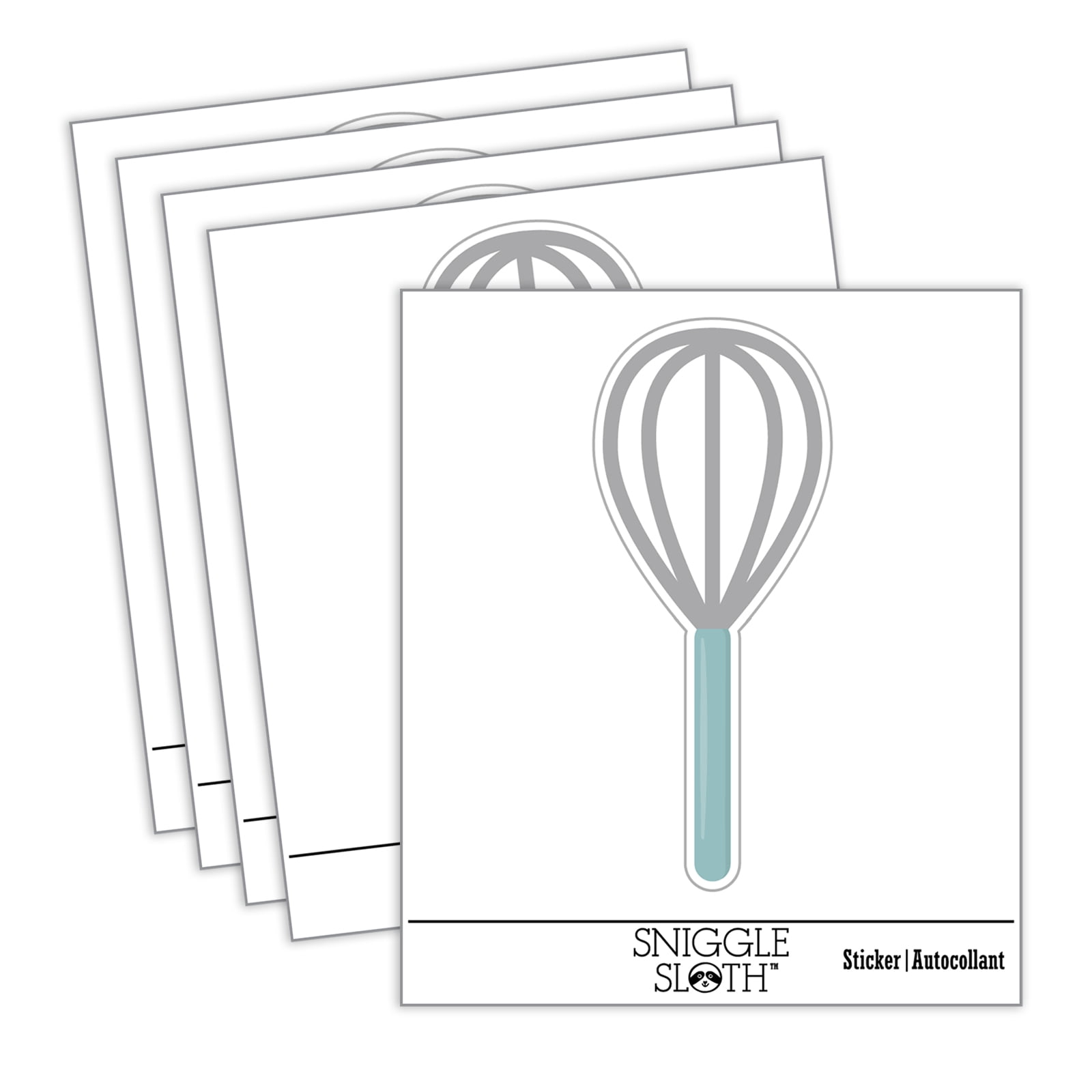 Whisk French Whip Cooking Baking Car Window Bumper Water Bottle Phone ...