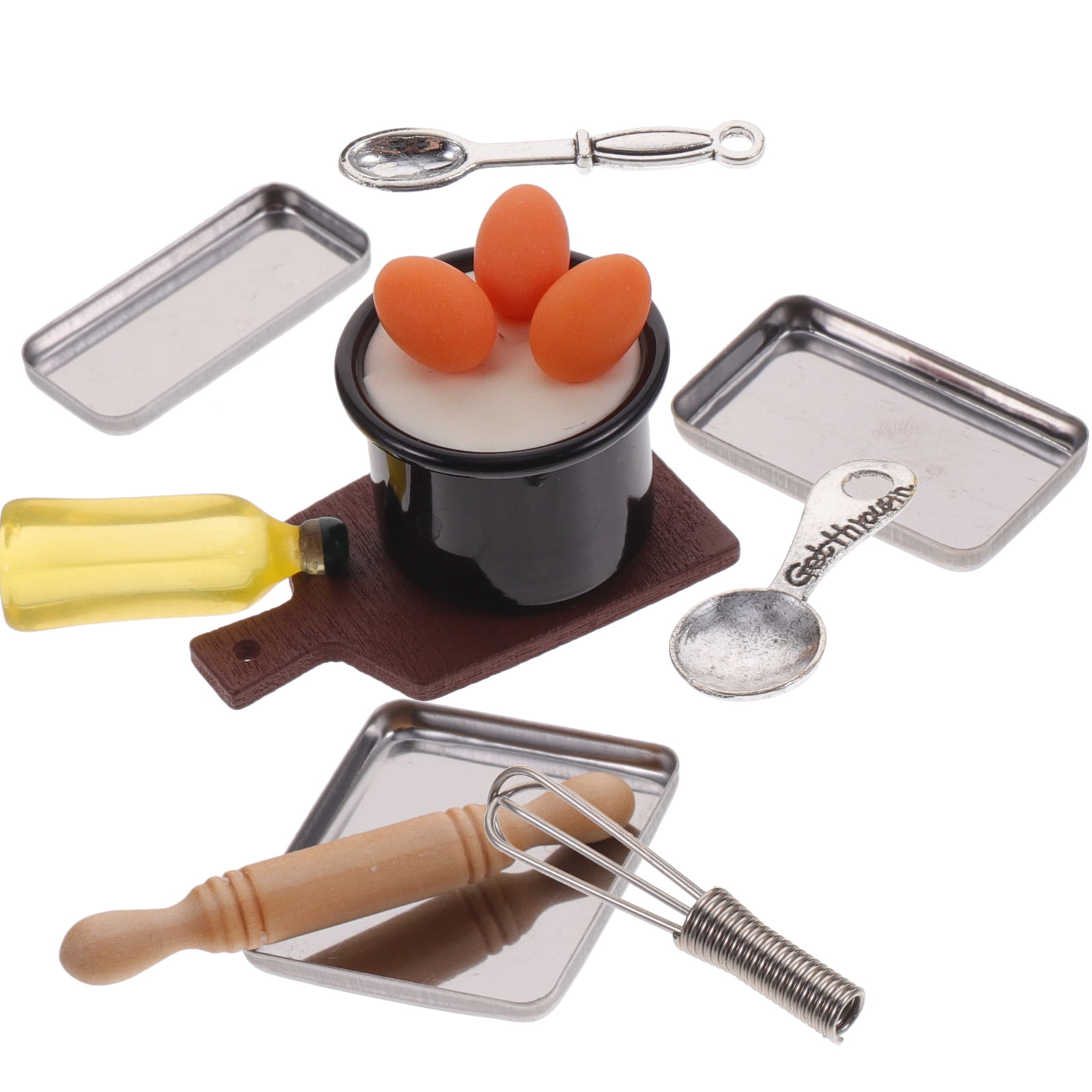 Whisk Model Miniature Baking Kit Mini Baking Supplies 1:12 Scale ...