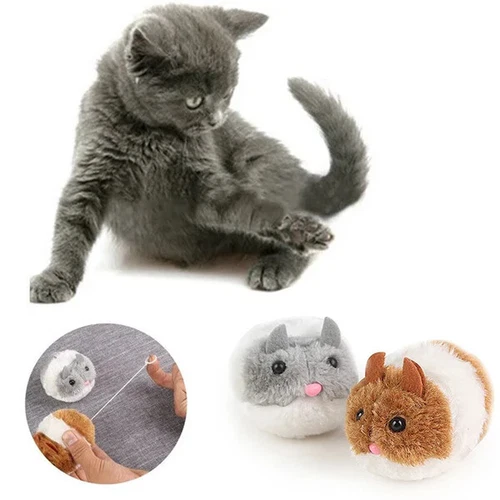 Whisker Wiggler Vibrating Mouse Cat Toy - Walmart.com