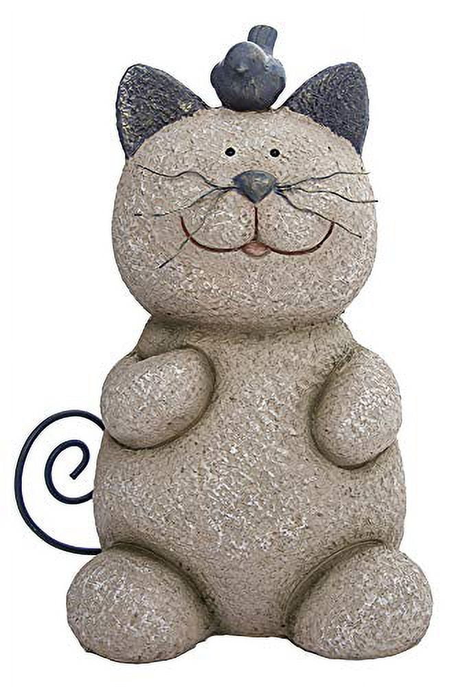 Whiskers The Cat Statue - Bring a Bit of Whimsy to Your Patio or Garden - Walmart.com