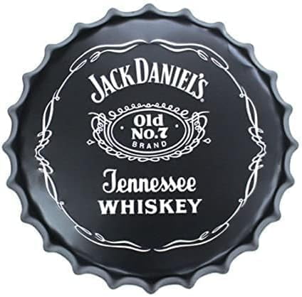 Whiskey Bar Jacks Decorative Bottle Cap Metal Tin Signs Cafe Beer Bar ...