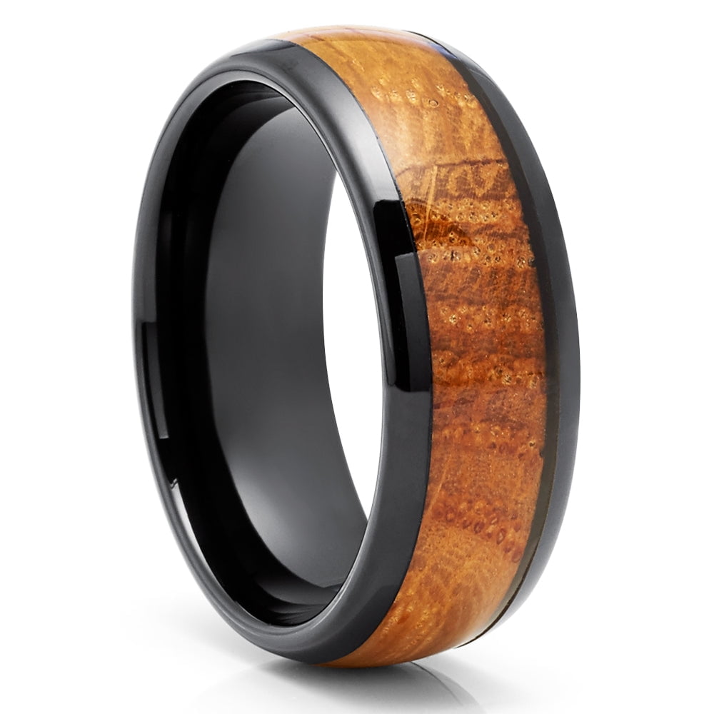 Whiskey Barrel Wedding Rings,8mm Wedding Ring,Tungsten Carbide Ring ...