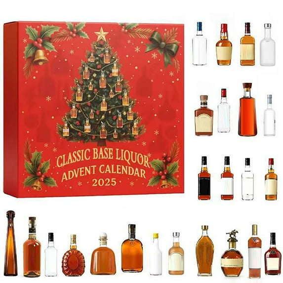 Whiskey Christmas Tree Ornaments - 2D Acrylic Bottle Christmas Tree ...
