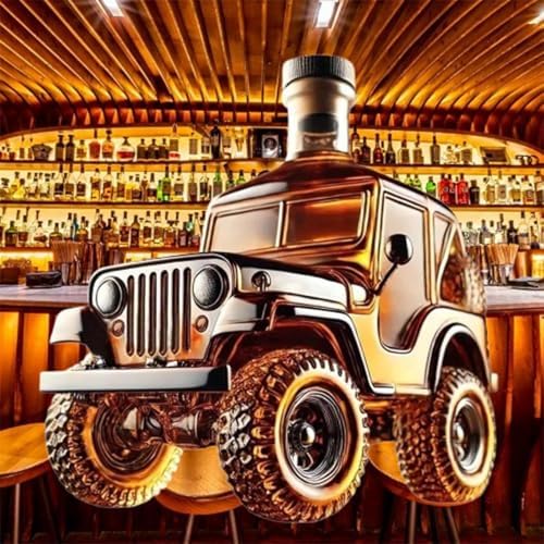 Whiskey Decanter Bottle - Art Statue, Car Whiskey Bottle, 2025 New ...