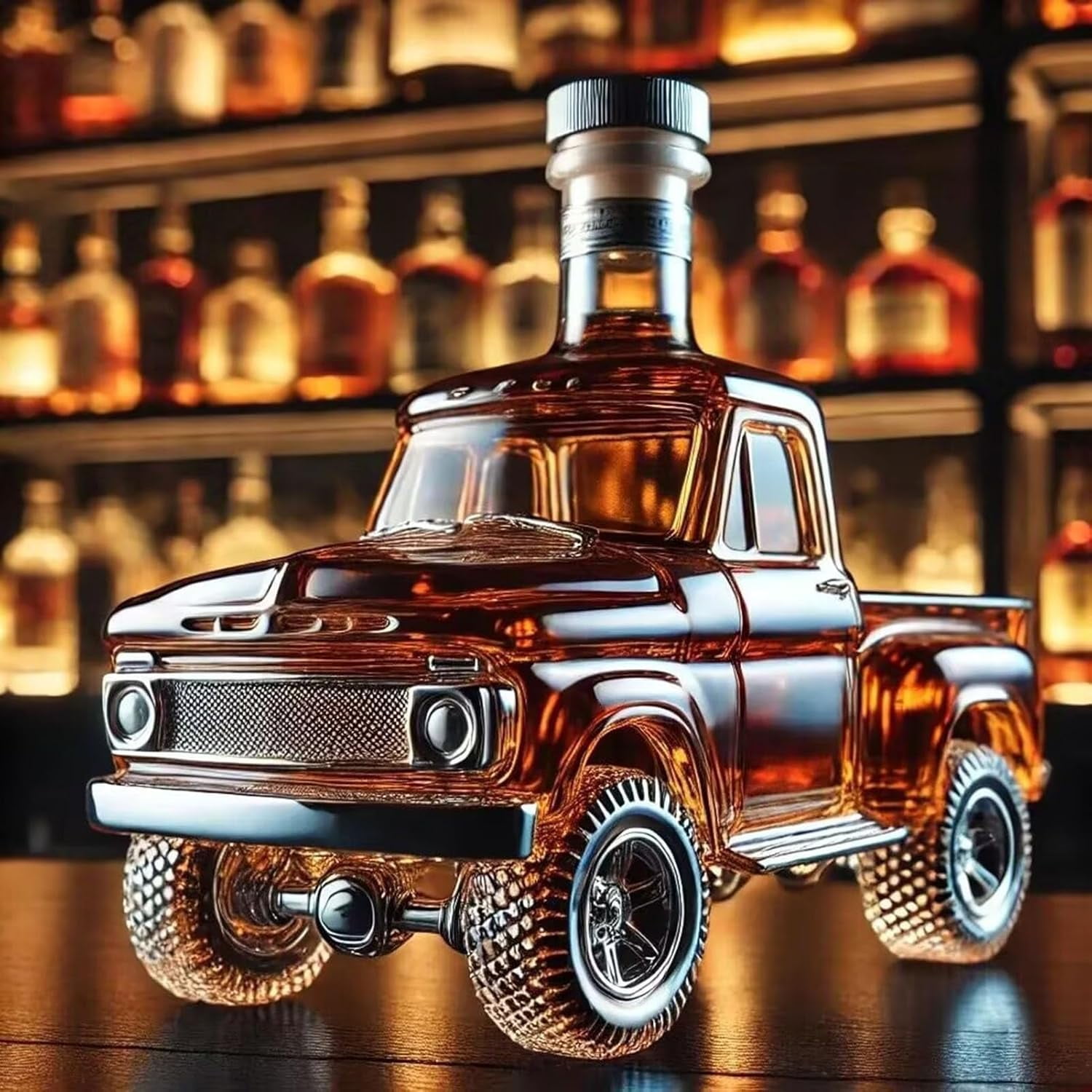 Whiskey Decanter Bottle - Art Statue, Car Whiskey Bottle Decanter, 2025 ...