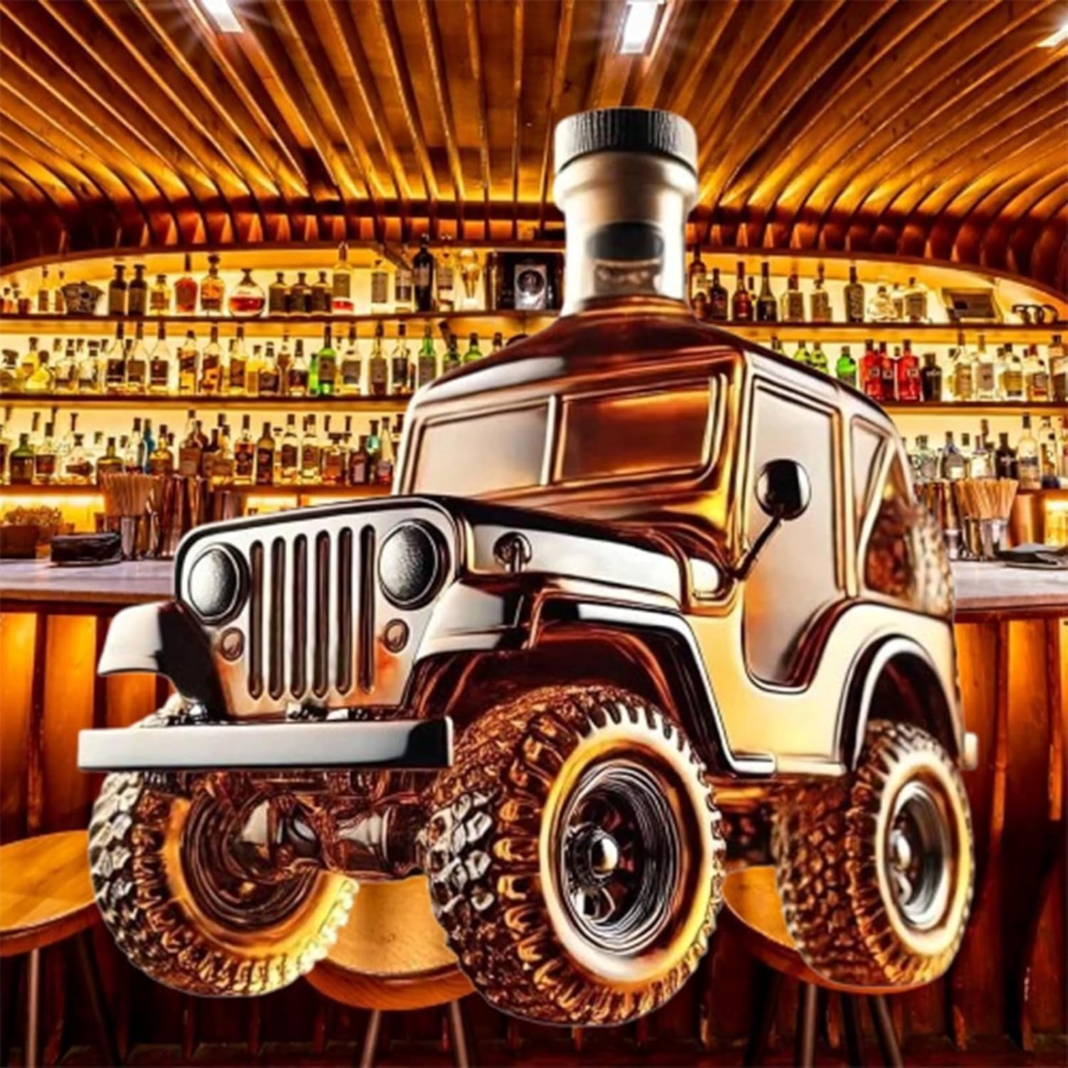 Whiskey Decanter Bottle - Art Statue, Car Whiskey Bottle Decanter, 2025 ...