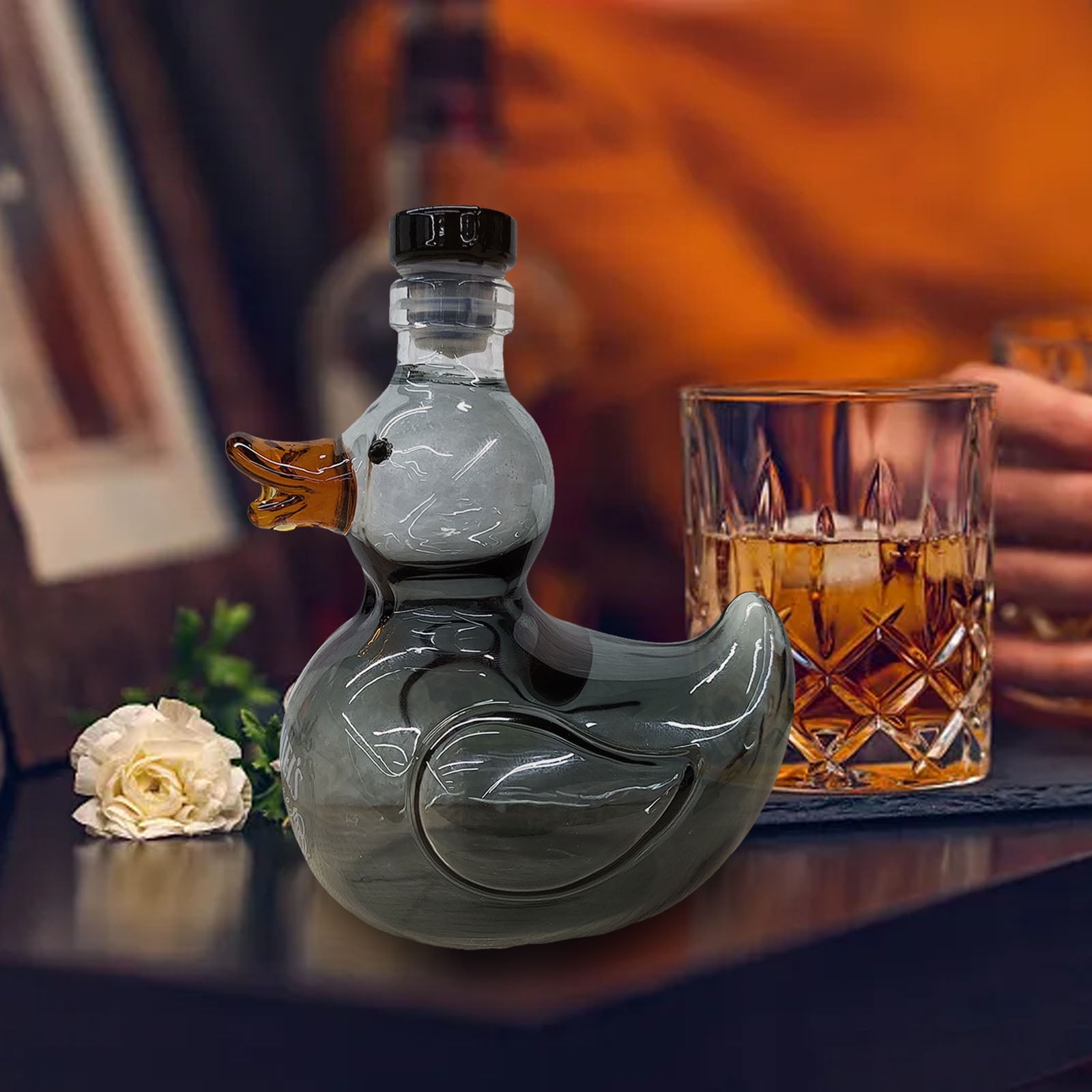 Whiskey Decanter,Funny Duck Shaped Whiskey Bottle Decanter Made of ...