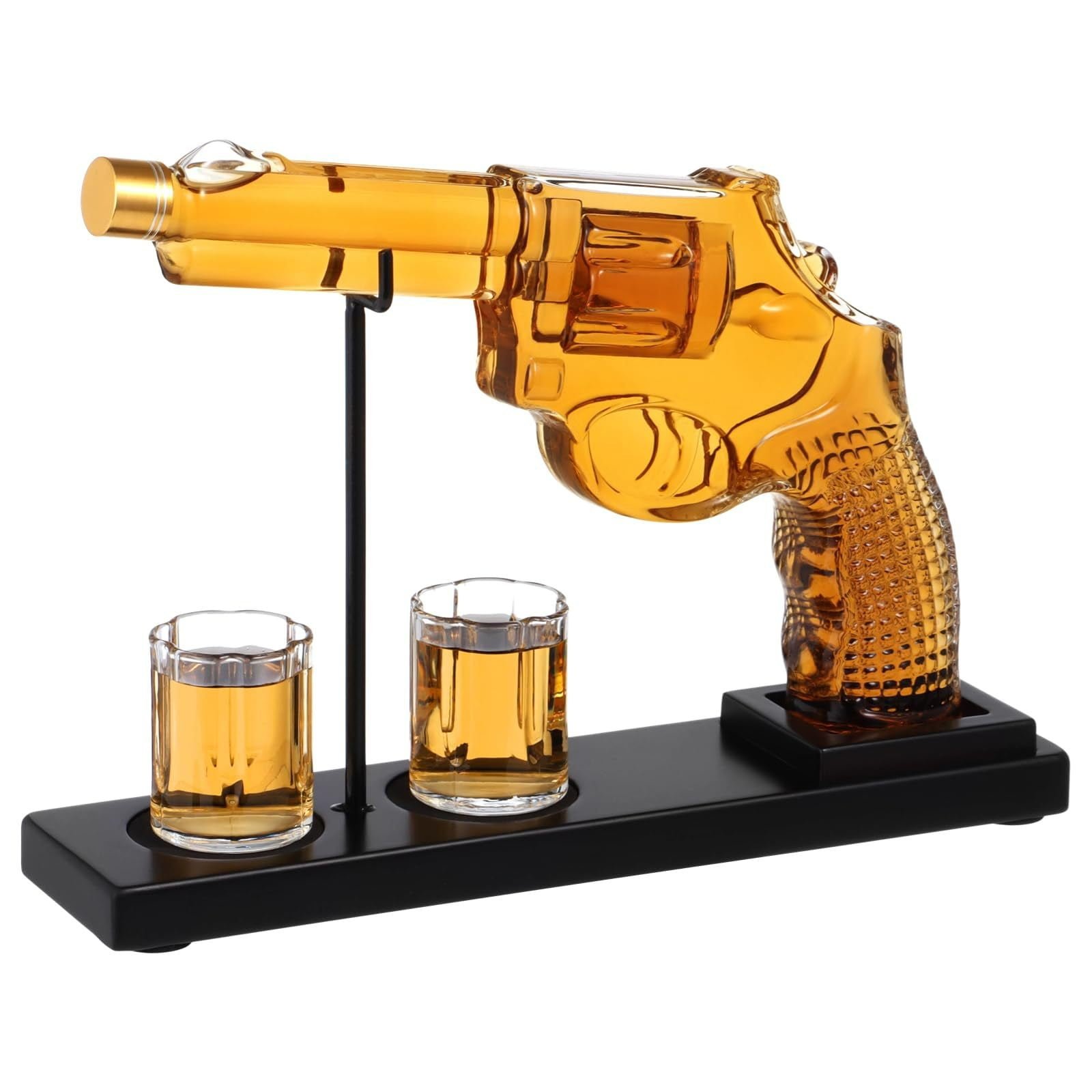 Whiskey Decanter Sets for Men, Liquor Decanter Set with Two Glasses ...