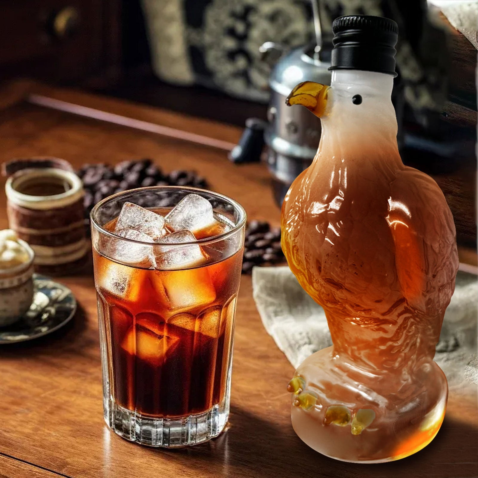 Eagle Glass Decanter Glass Decanter Statue Funny Bottle Exquisite Eagle ...