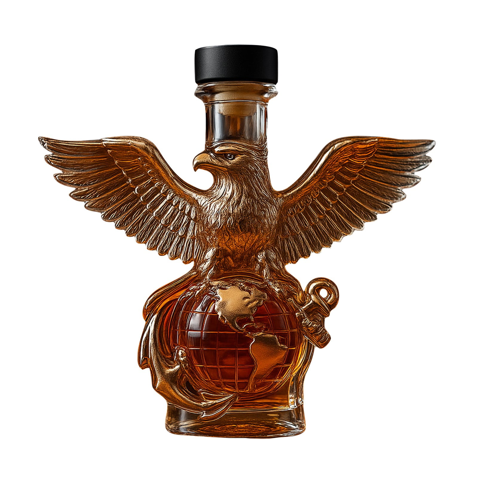 Whiskey Glass Decanter, 2025 New Unique Eagle Shape Whiskey Decanter ...
