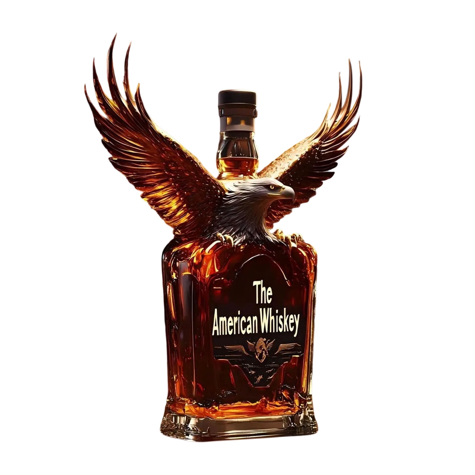 Whiskey Glass Decanter – Unique Mountain-Inspired Whiskey Bottle Gift ...