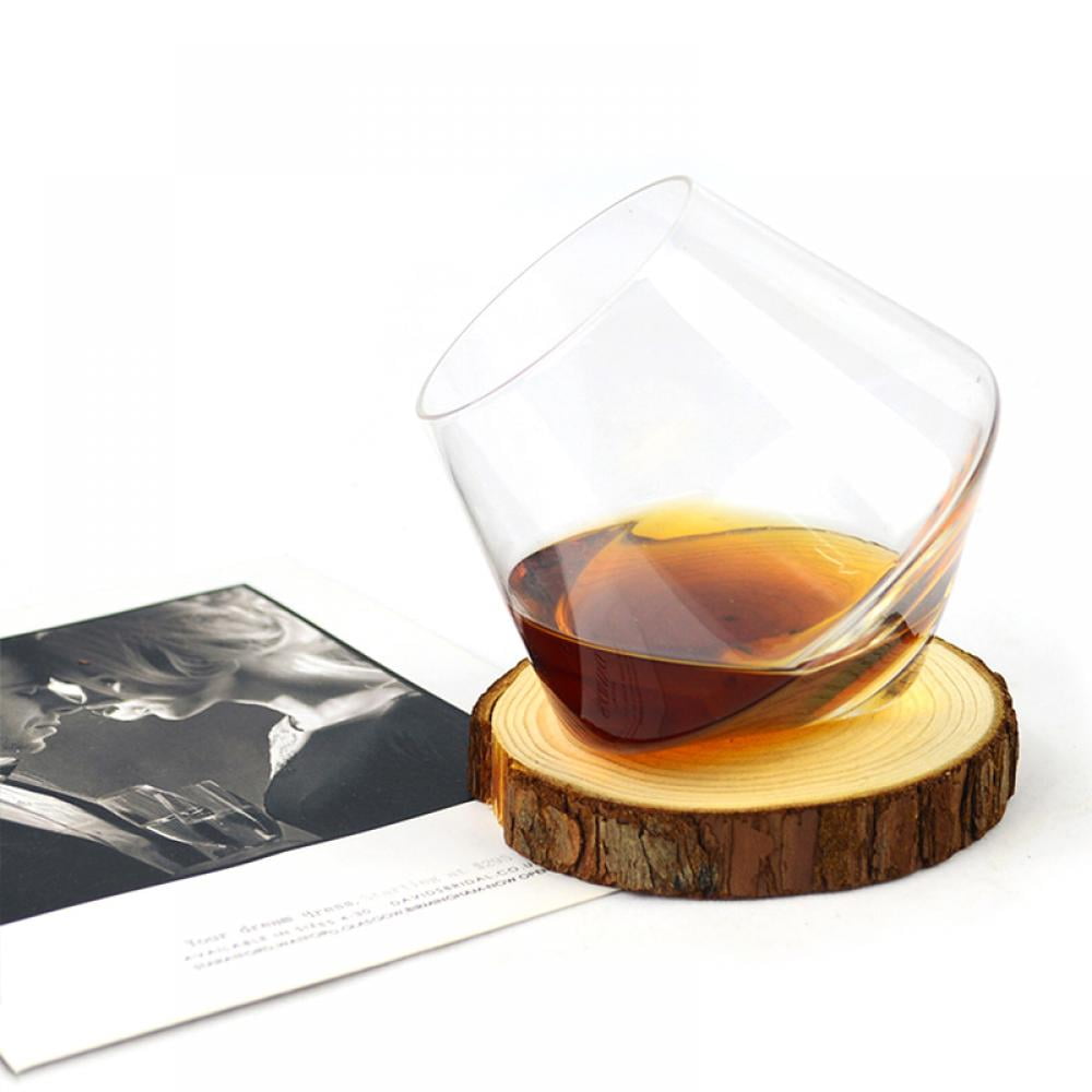 Whiskey Glass Rotating High Belly Cigar Whiskey Cocktail Drinking Wine ...