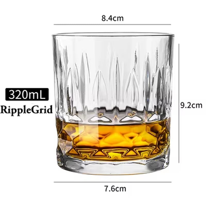 Whiskey Glasses,Scotch Glasses,Old Fashioned Whiskey Glasses/Perfect ...