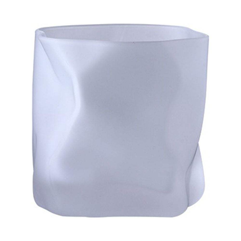 Whiskey Glasses - Stemless Wine Glass Cup - Geometric Tilting Design ...