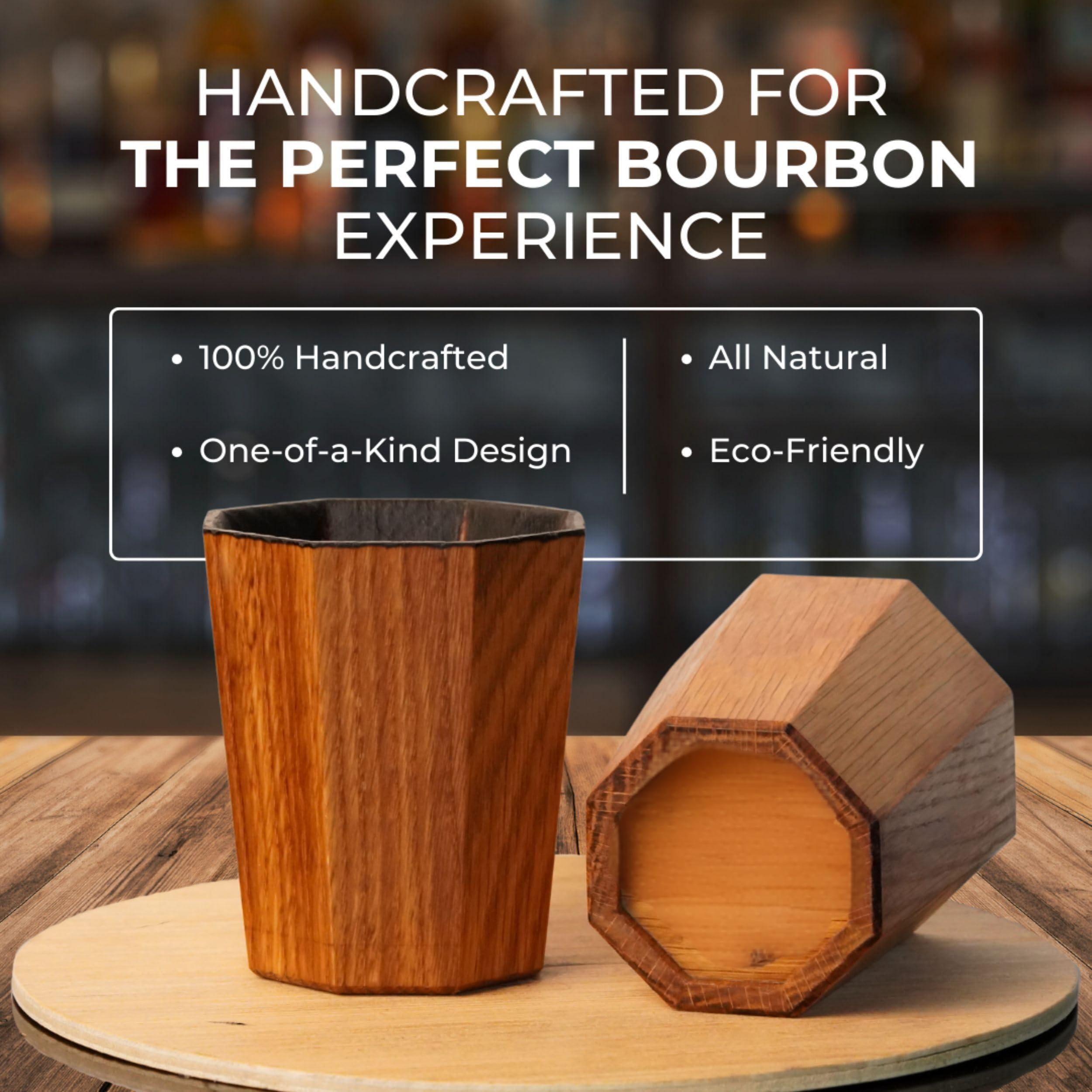 Whiskey Grail Cup Wooden Charred - Men's Wooden Whiskey Glass - Charred ...