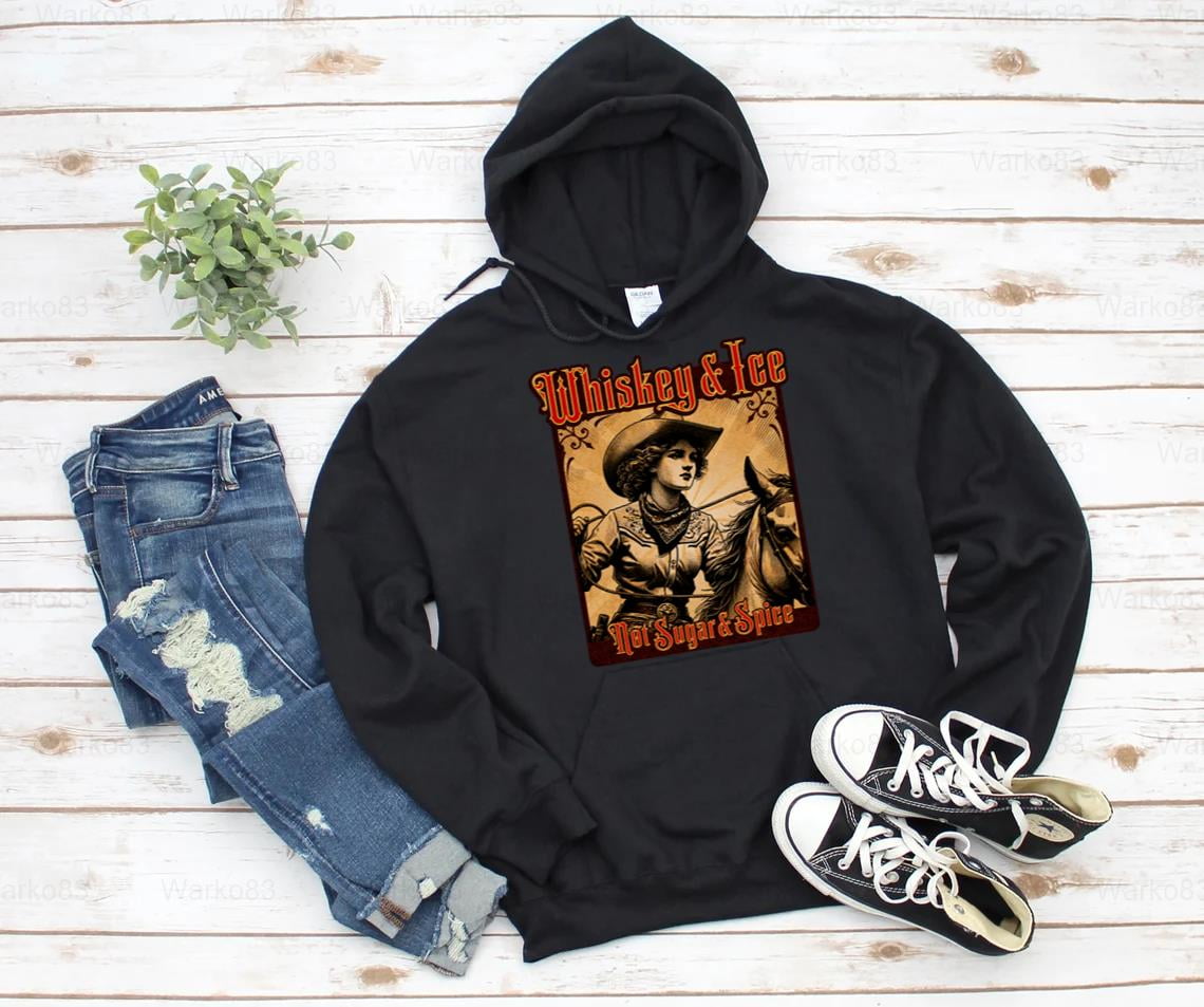 Whiskey & Ice T-shirt, Sweatshirt, Hoodie Bold Whiskey Lover's Design ...