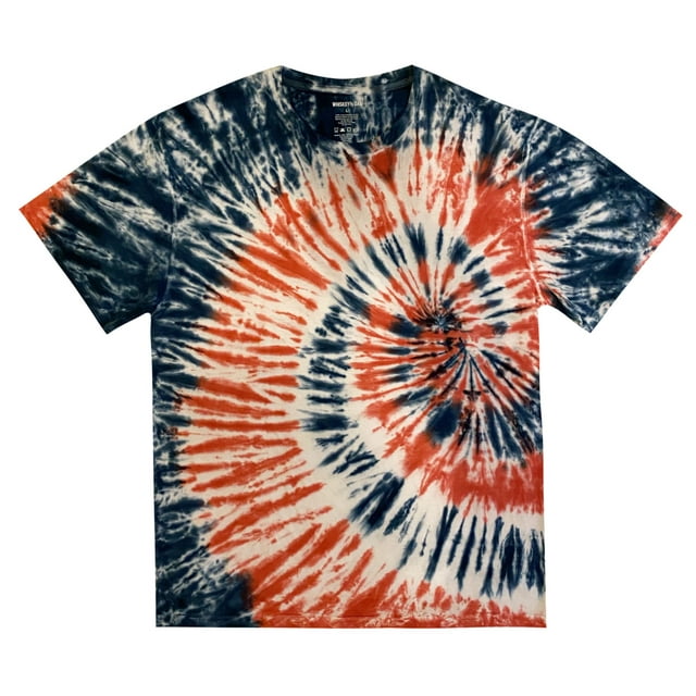 Whiskey & Oak Men’s Tie Dye T-Shirt – Crew Neck Tee Shirt (Tie Dye Red ...