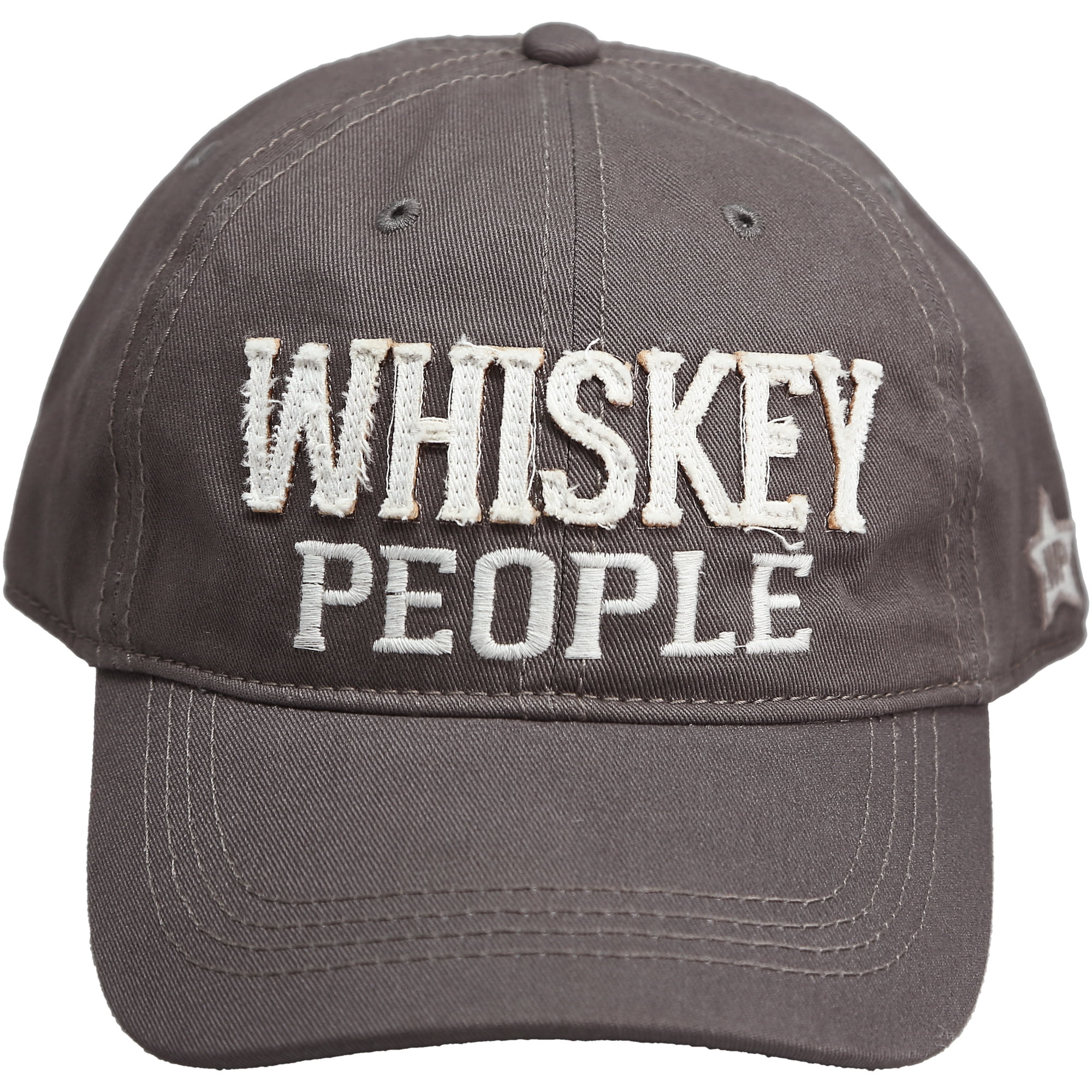 Whiskey People - Dark Gray Adjustable Hat - Walmart.com