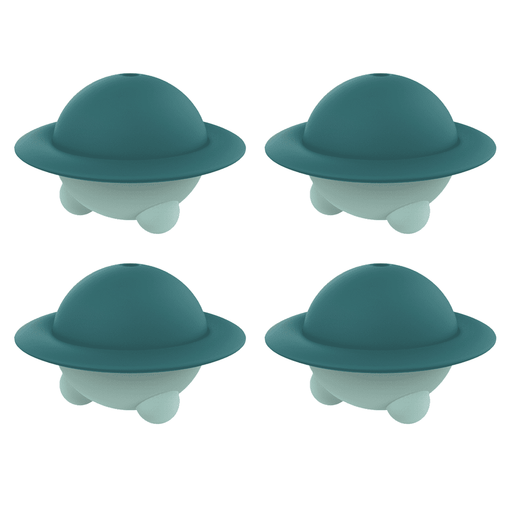 Whiskey Silicone Ice Ball Maker Mold with Individual Lid Easy Fill and Release Round Sphere Ice ...