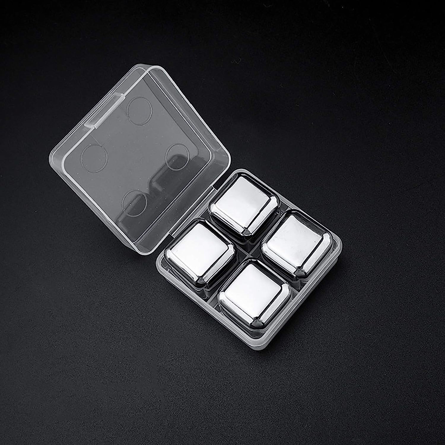 Whiskey Stone 304 Stainless Steel Chilling Cubes Reusable Ice Cube ...