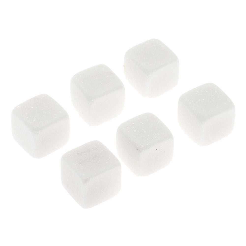 Whiskey Stones Ice Cubes 6/9Pcs Reusable Wine Drinks Cooler Ice Cube ...