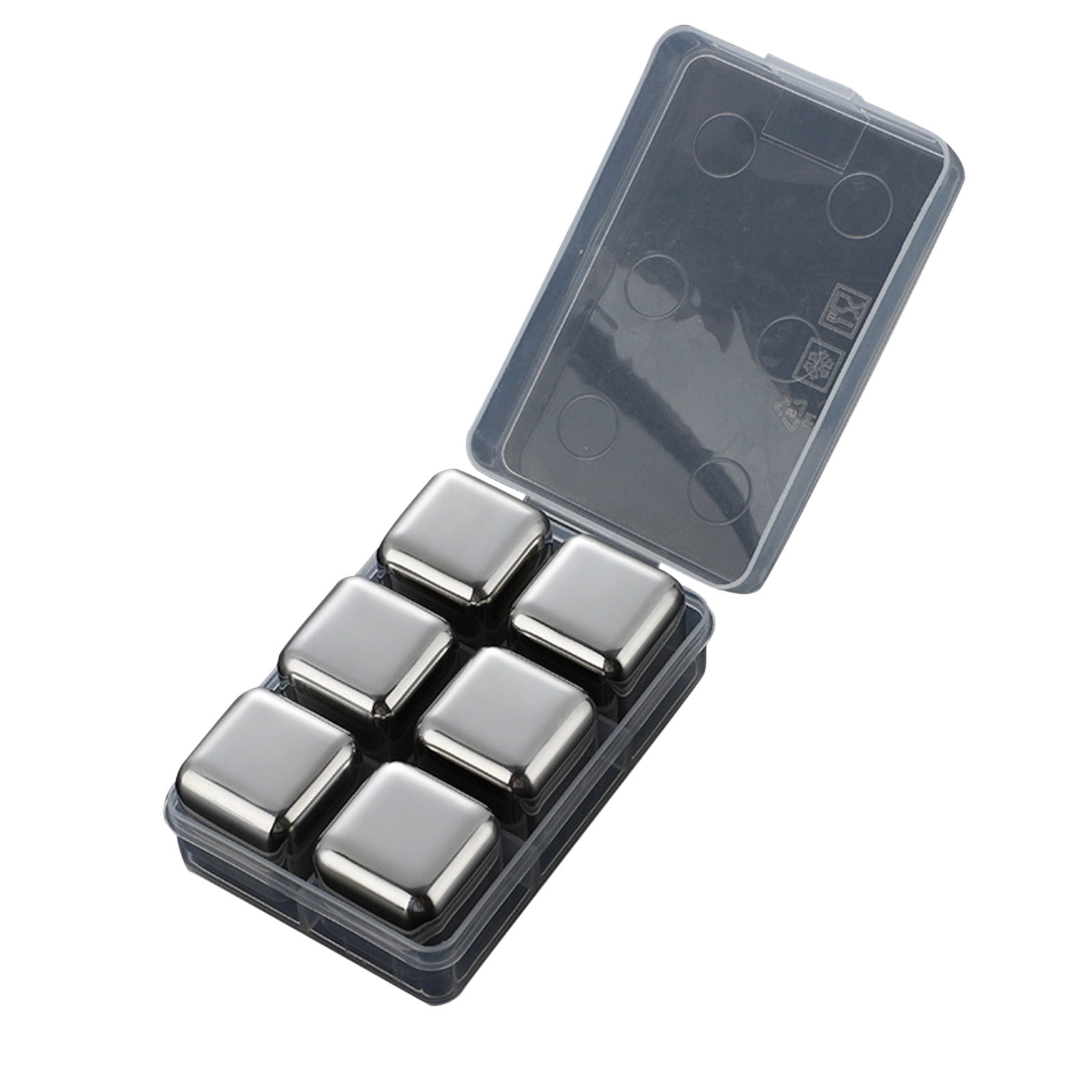 Whiskey Stones Stainless Steel – Reusable Ice Cubes for Drinks ...