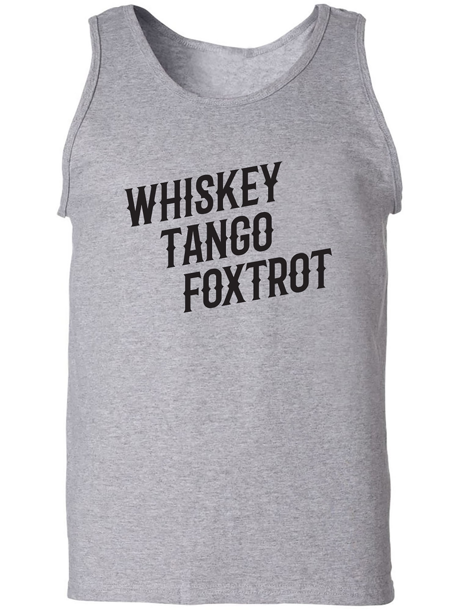 Whiskey Tango Foxtrot Adult Tank Top - Walmart.com