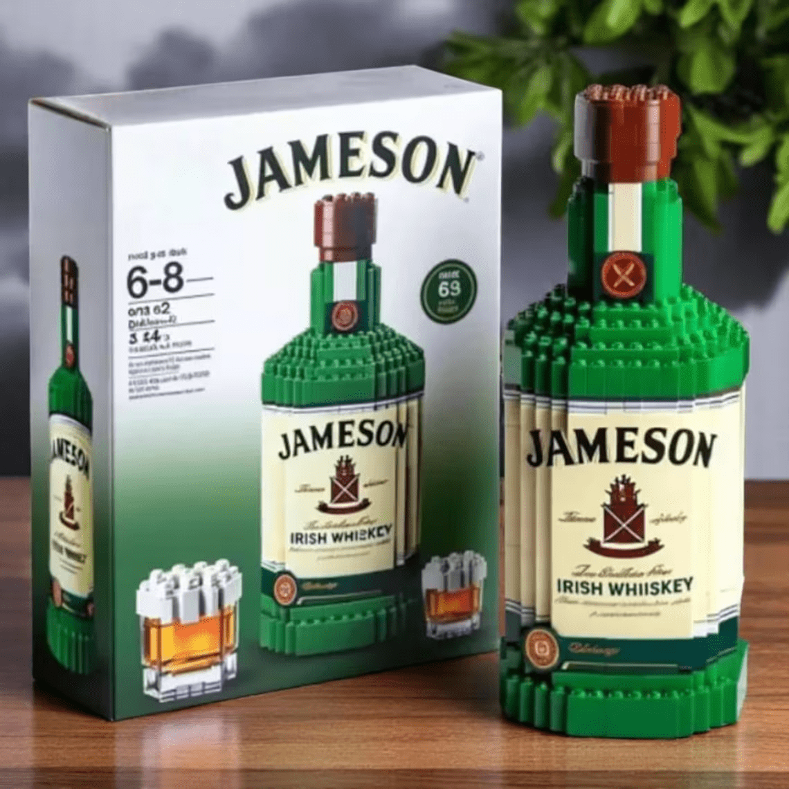 Whiskey-Themed Building Blocks – DIY Vodka Rum Tequila Liqueur Bottle ...