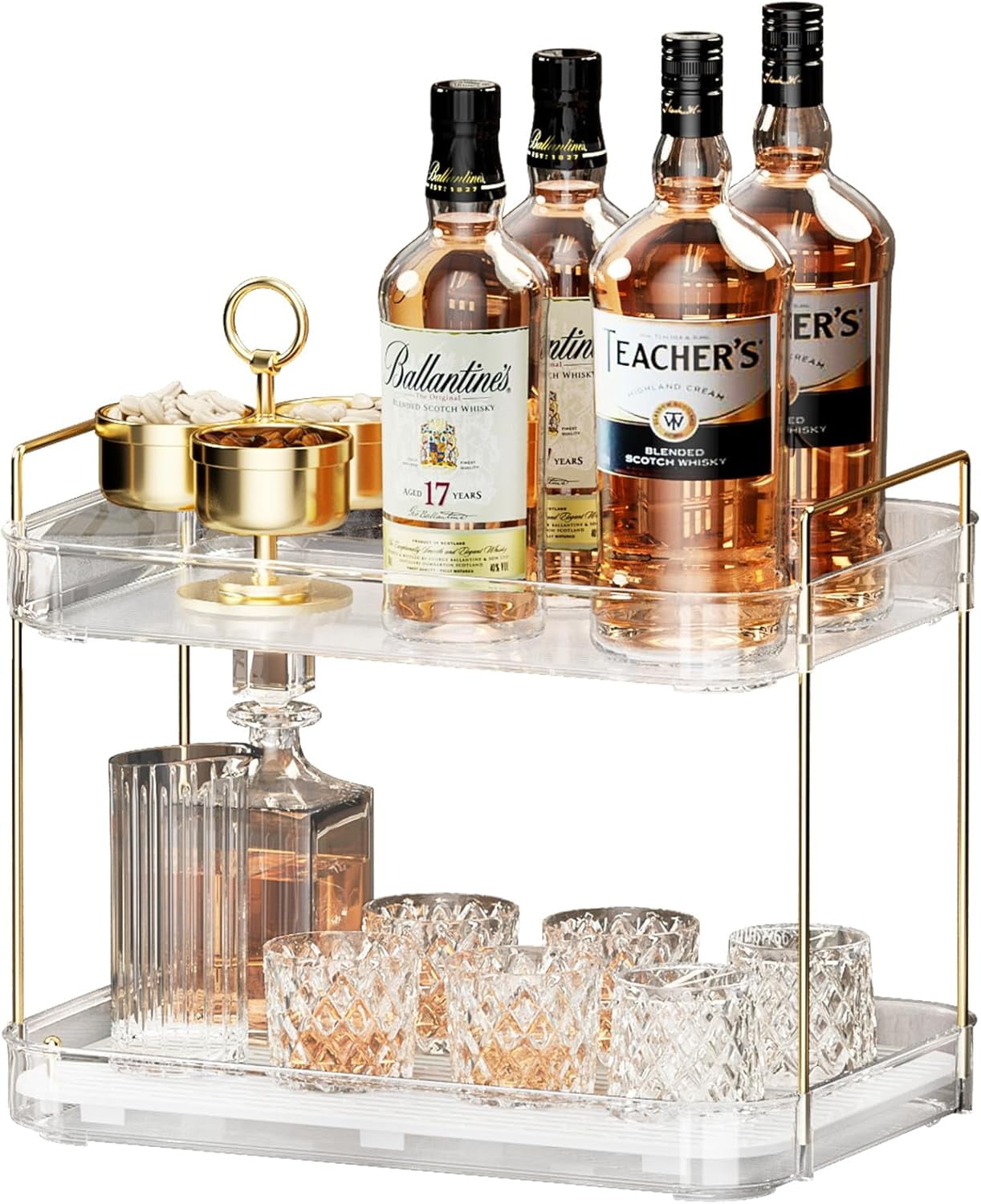 Whiskey Tray, Glass Cup Rack, Mug Holder, Coffee Cup Organizer ...