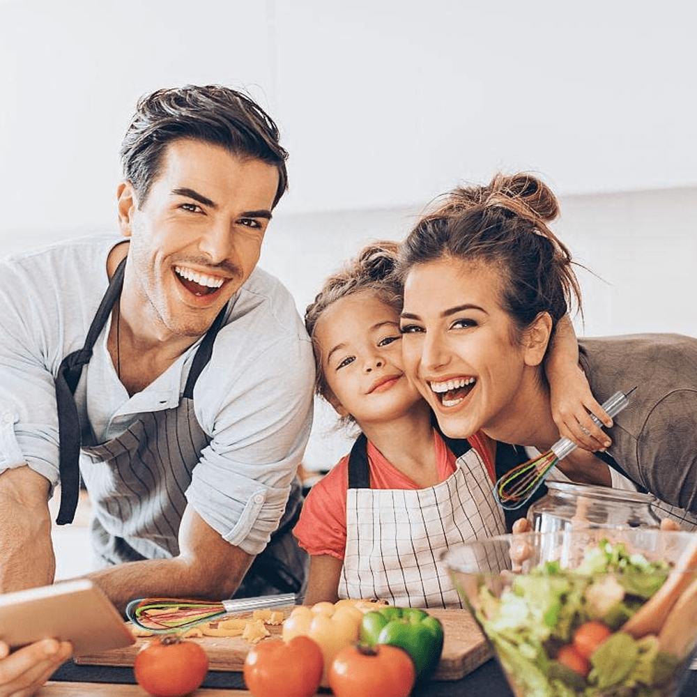 Whisks for Cooking Silicone Mini Whisk 2 Pack Colored Balloon Egg ...