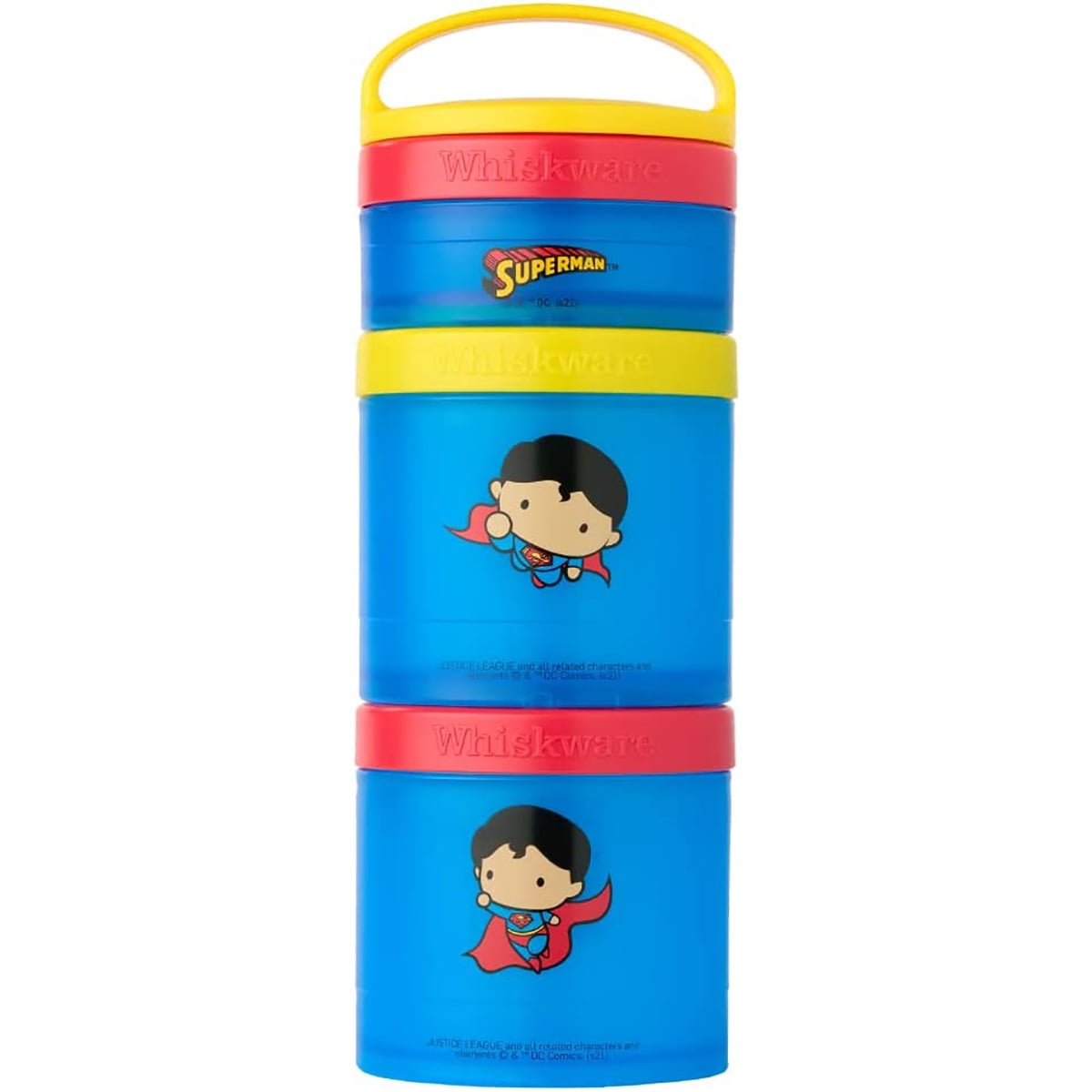 Whiskware DC Comics Stackable Snack Pack Containers - Cartoon Superman - Walmart.com