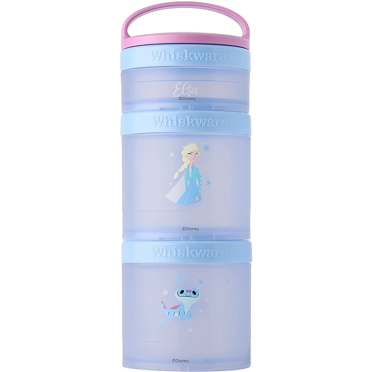 Whiskware Disney Kids Set - Elsa Frozen Stackable Snack Pack Containers ...