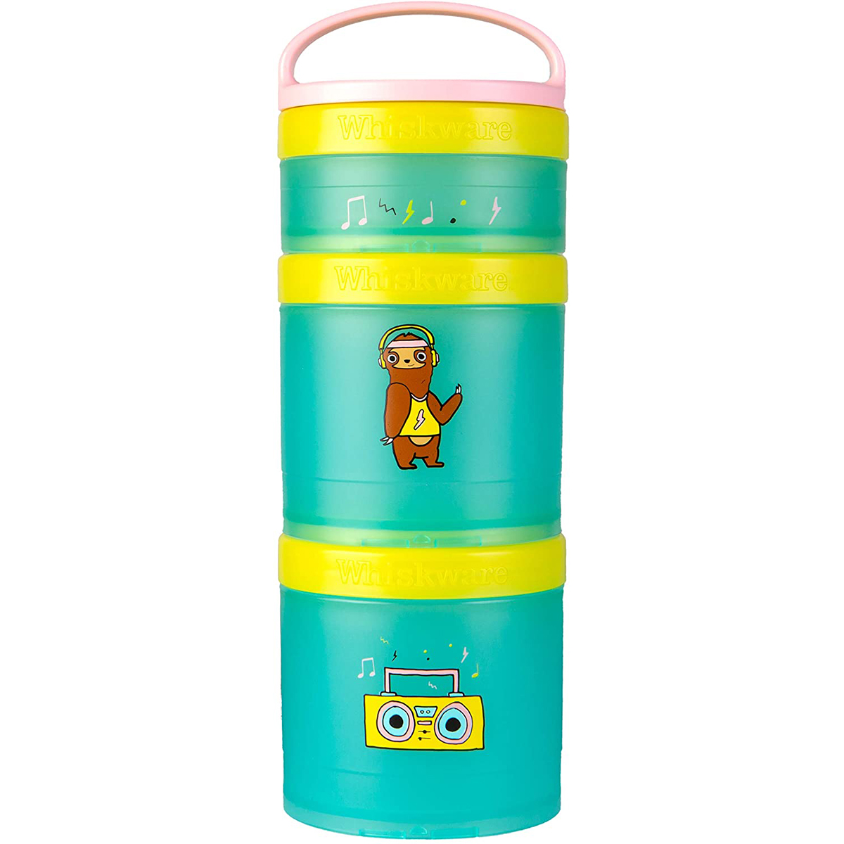 Whiskware Just For Fun Stackable Snack Pack Containers - Dancin' Sloth ...