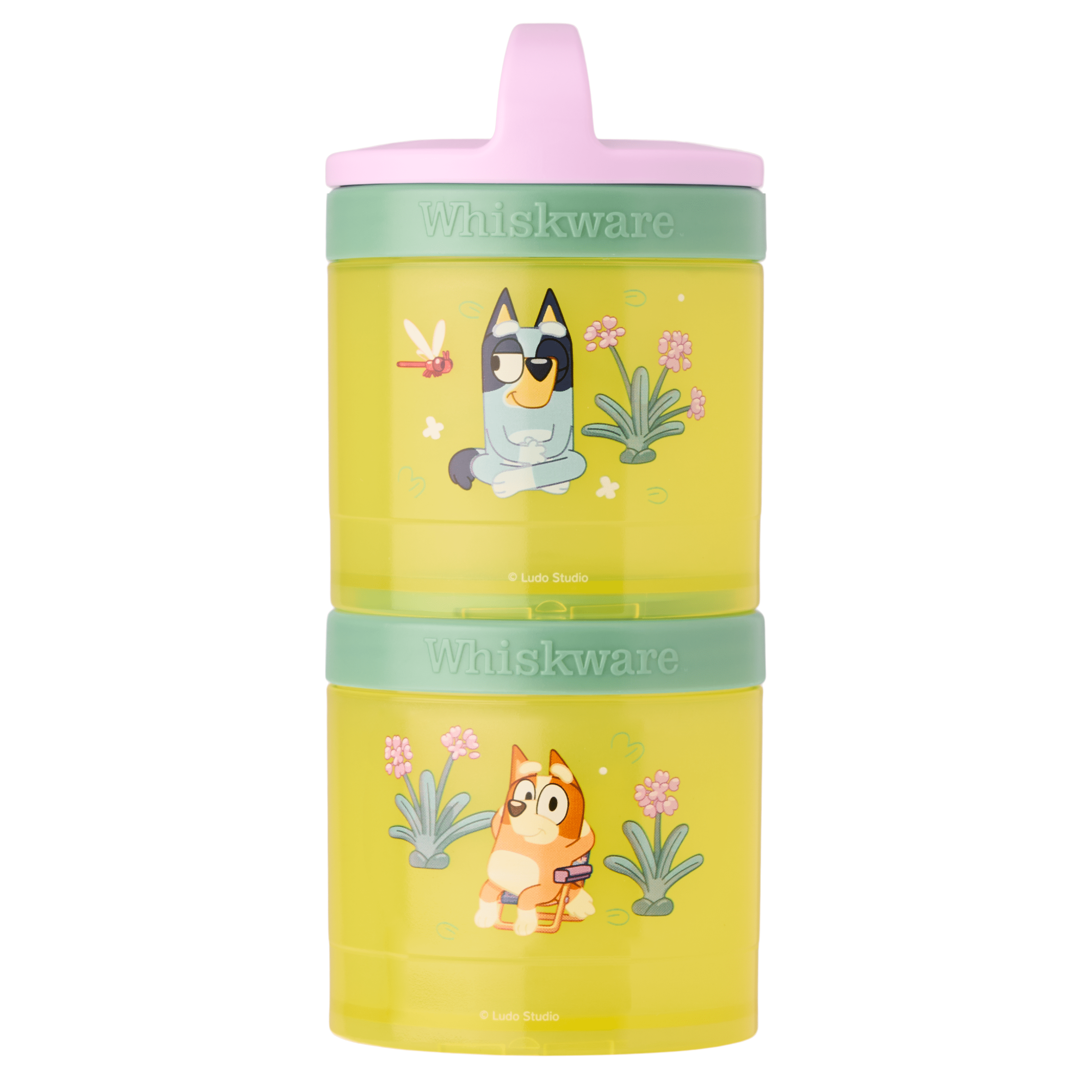 Whiskware Snack Container 2-Jar Bluey Garden - Walmart.com