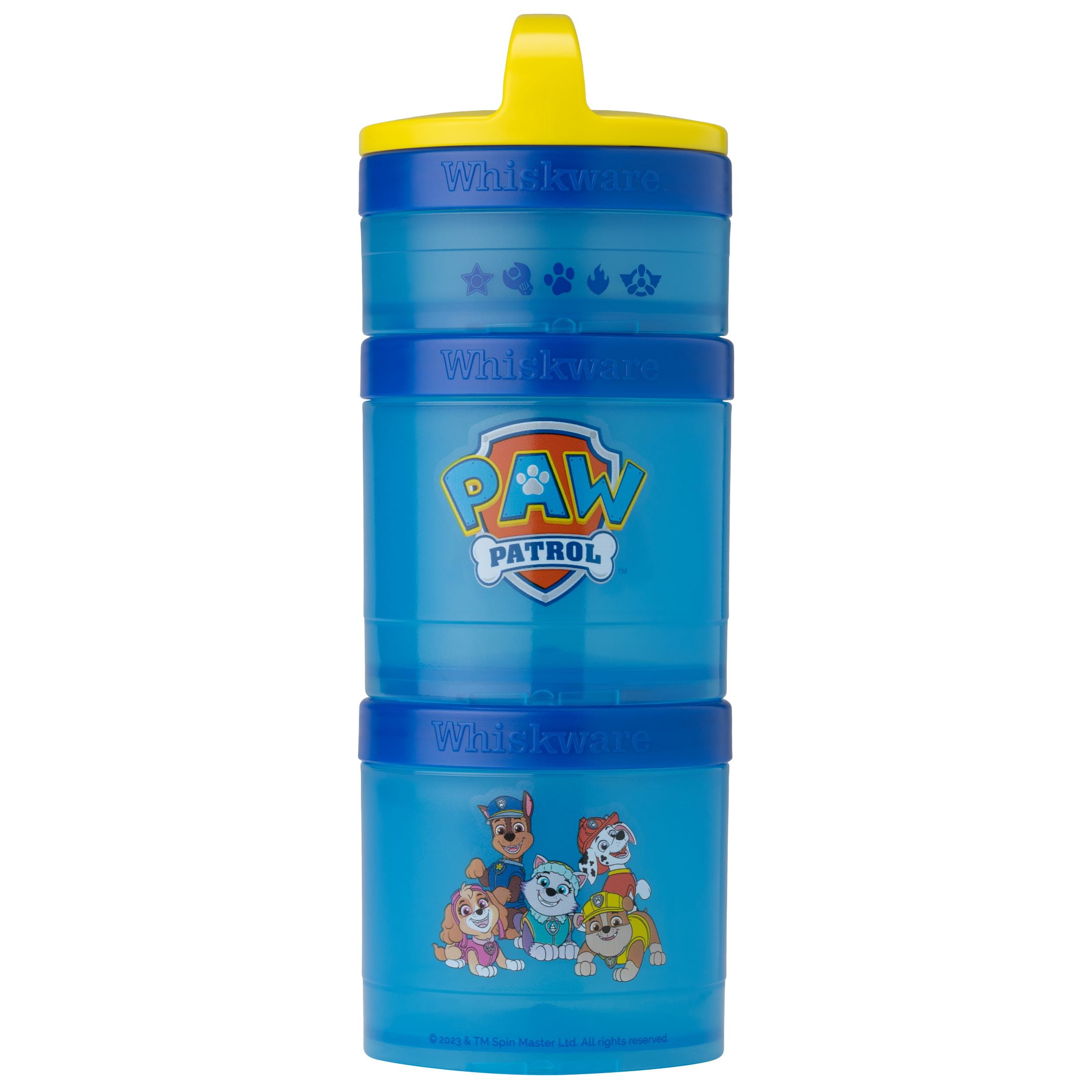 Whiskware Stackable Snack Pack Container All Paws on Deck, 3 Stackable ...