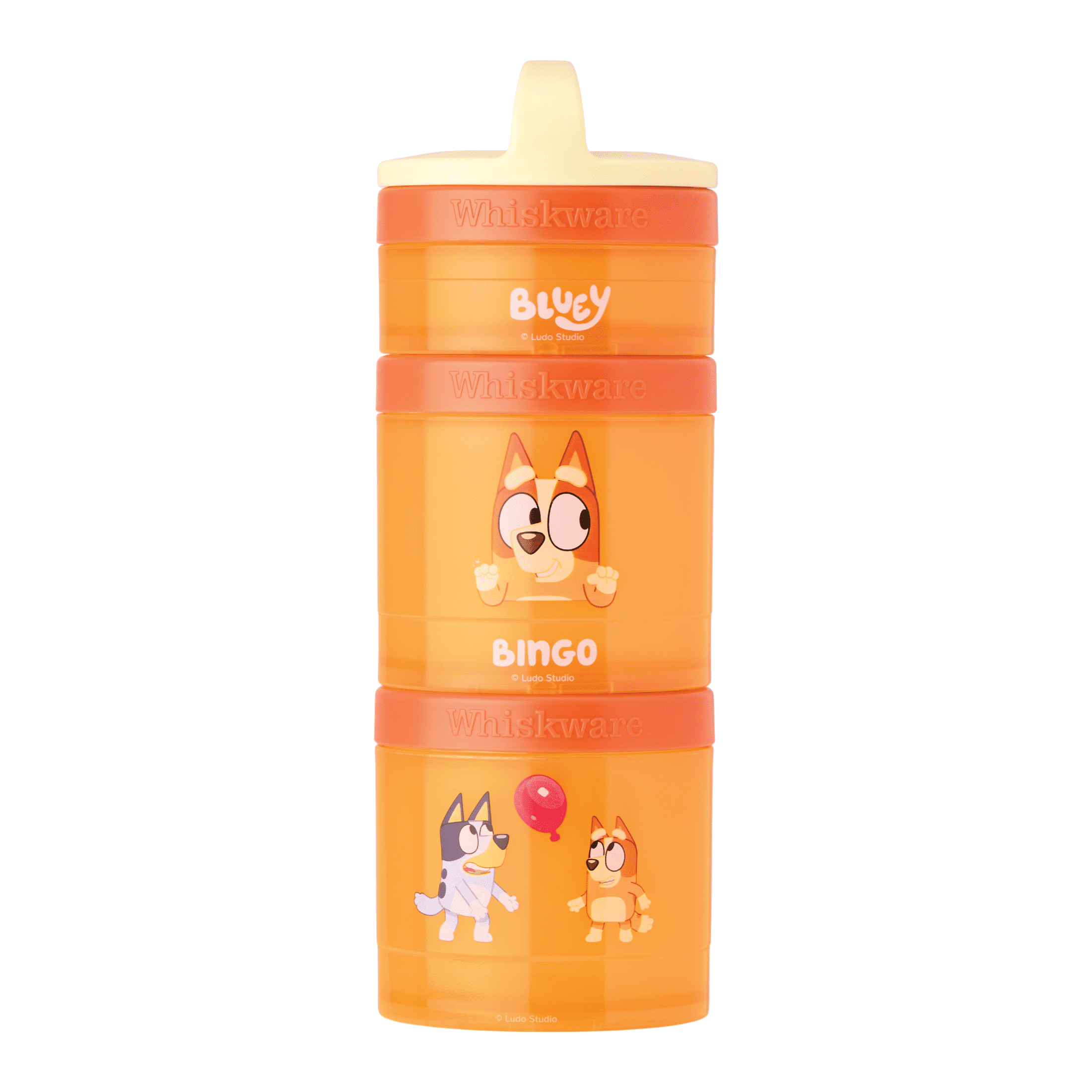 Whiskware Stackable Snack Pack Container Bingo, 3 Stackable Snack Cups ...